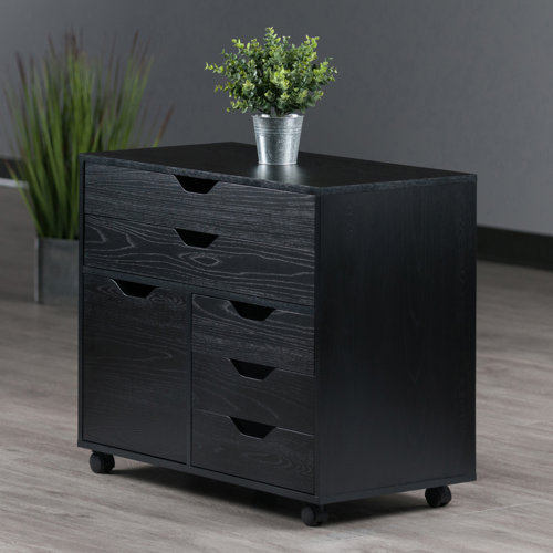 Inbox Zero Crandon 30.71'' Wide 4 Or More. - Drawer Storage Cabinet ...