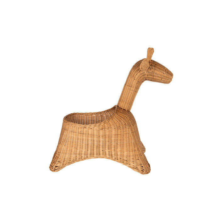 Bayou Breeze Quamba Giraffe Wicker Basket & Reviews | Wayfair