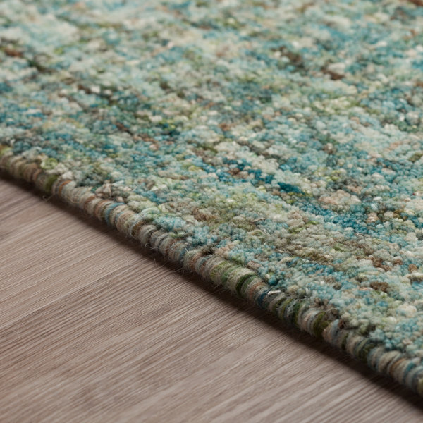 Latitude Run® Gilboa Handmade Wool Seaglass Rug & Reviews | Wayfair