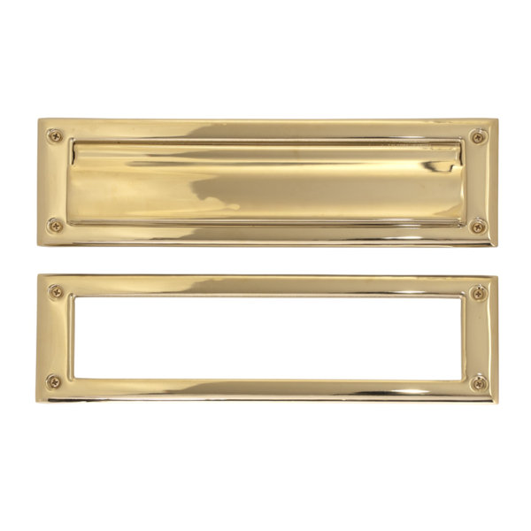 BRASS Accents Brass Mail Slot & Reviews | Wayfair