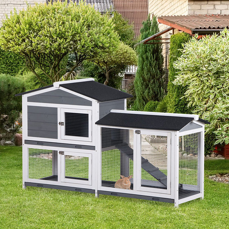 Tucker Murphy Pet™ Eichhorn Weather Resistant Rabbit Portable Hutch ...