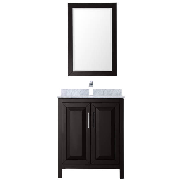 Wyndham Collection Daria 36'' Free-standing Single Bathroom Vanity with ...