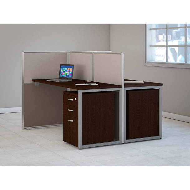 Bush Business Furniture Easy Office Rectangle Computer Desk Office Set ...