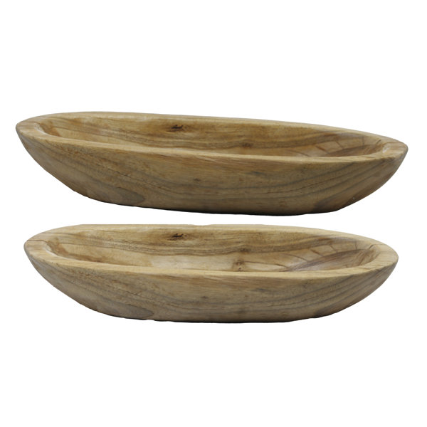 Seasonal Abode Wood Decorative Plate - Set of 2 | Wayfair