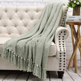 Wayfair | Gray & Silver Blankets & Throws You'll Love in 2023