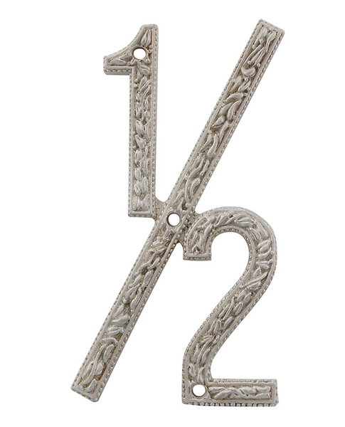 Vicenza Designs San Michele 4.75'' H Reflective Metal House Number ...