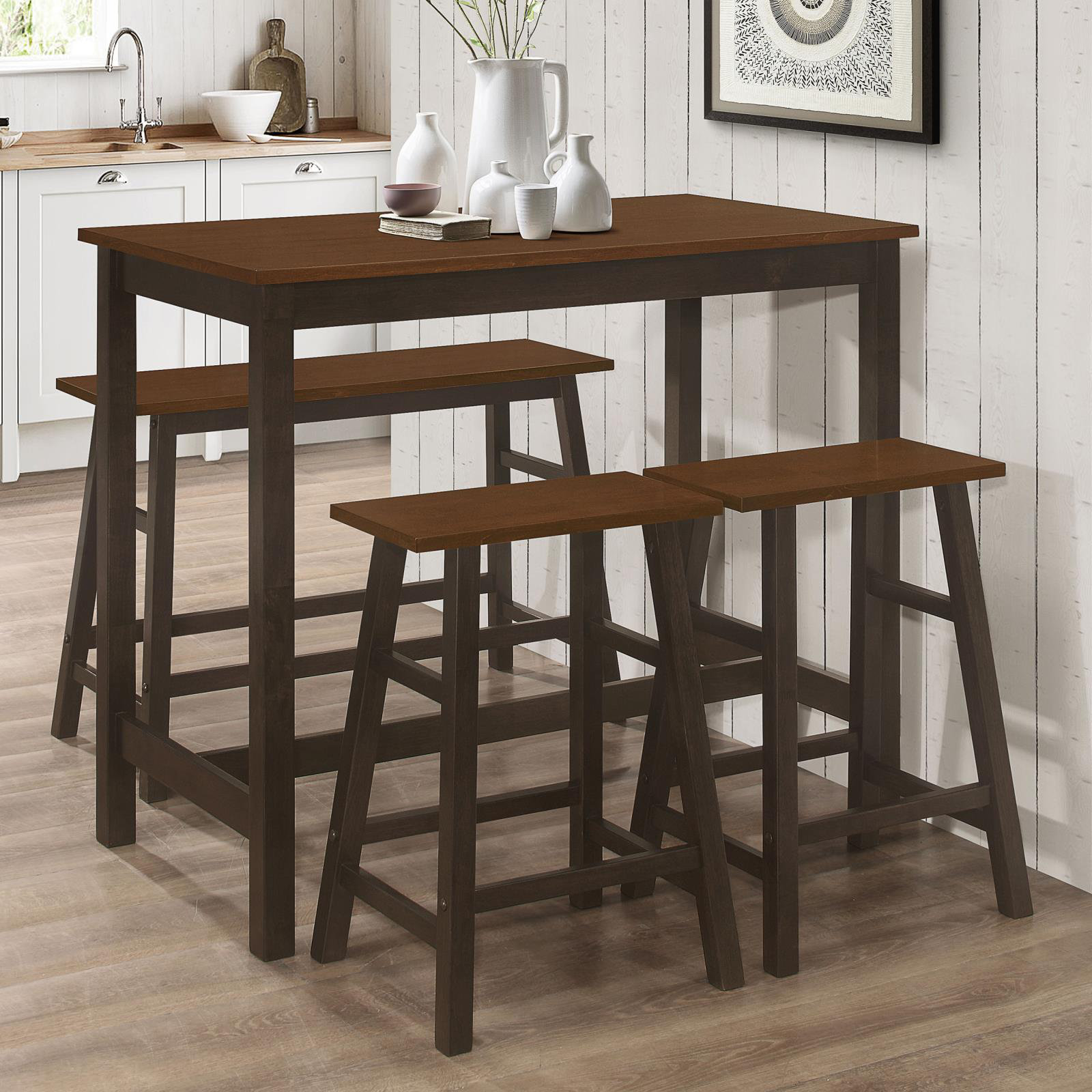 17 Stories 4 - Person Counter Height Dining Set | Wayfair