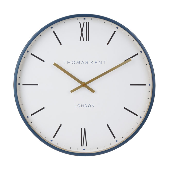 Mike & Melissa Metal Wall Clock | Wayfair