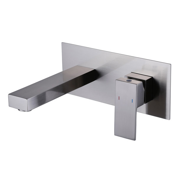 VIBRANTBATH Wall Mounted Faucet Single-handle Bathroom Faucet | Wayfair