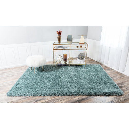 MarilynMonroe Performance Blue Rug & Reviews | Wayfair