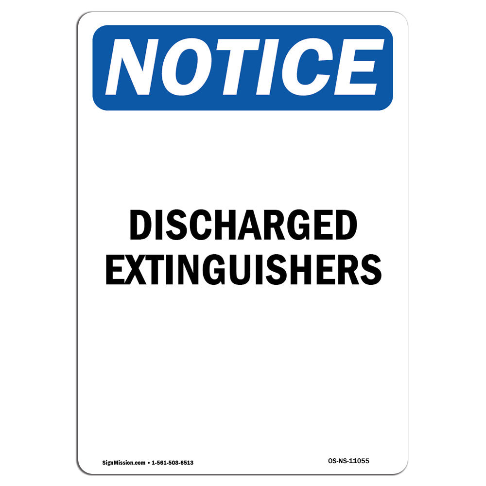 SignMission Discharged Extinguishers Sign | Wayfair