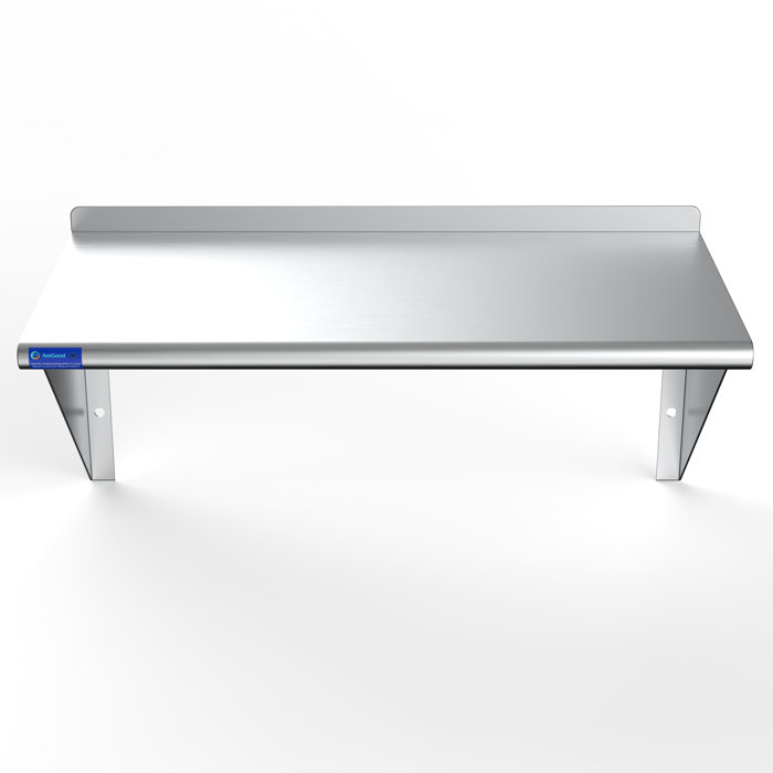 Amgood Stainless Steel Wall Mount Shelf & Reviews | Wayfair