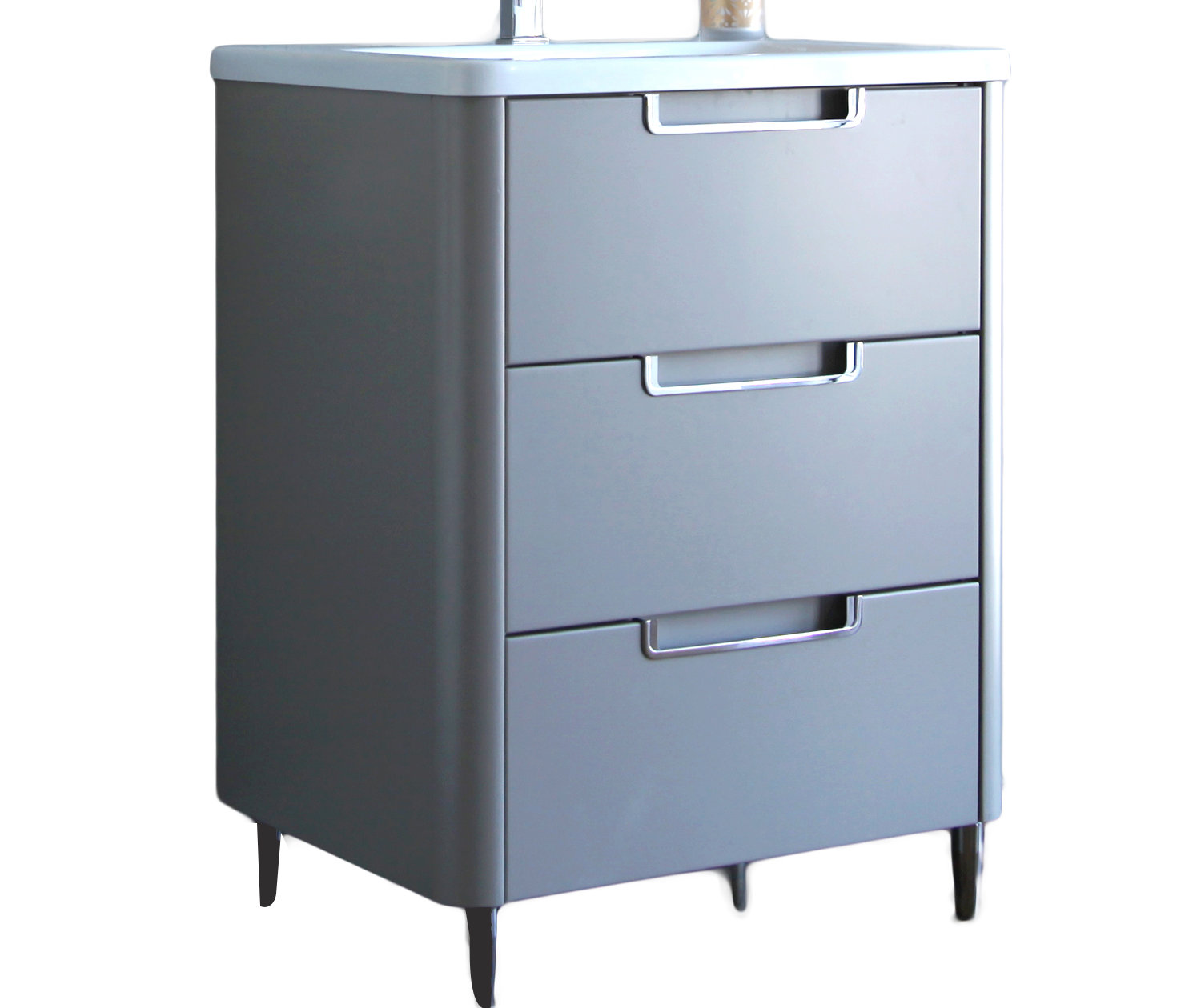 George Oliver Dniya 39.3'' Free-standing Single Bathroom Vanity with ...