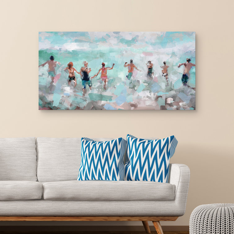 Dovecove Splash On Canvas Print | Wayfair
