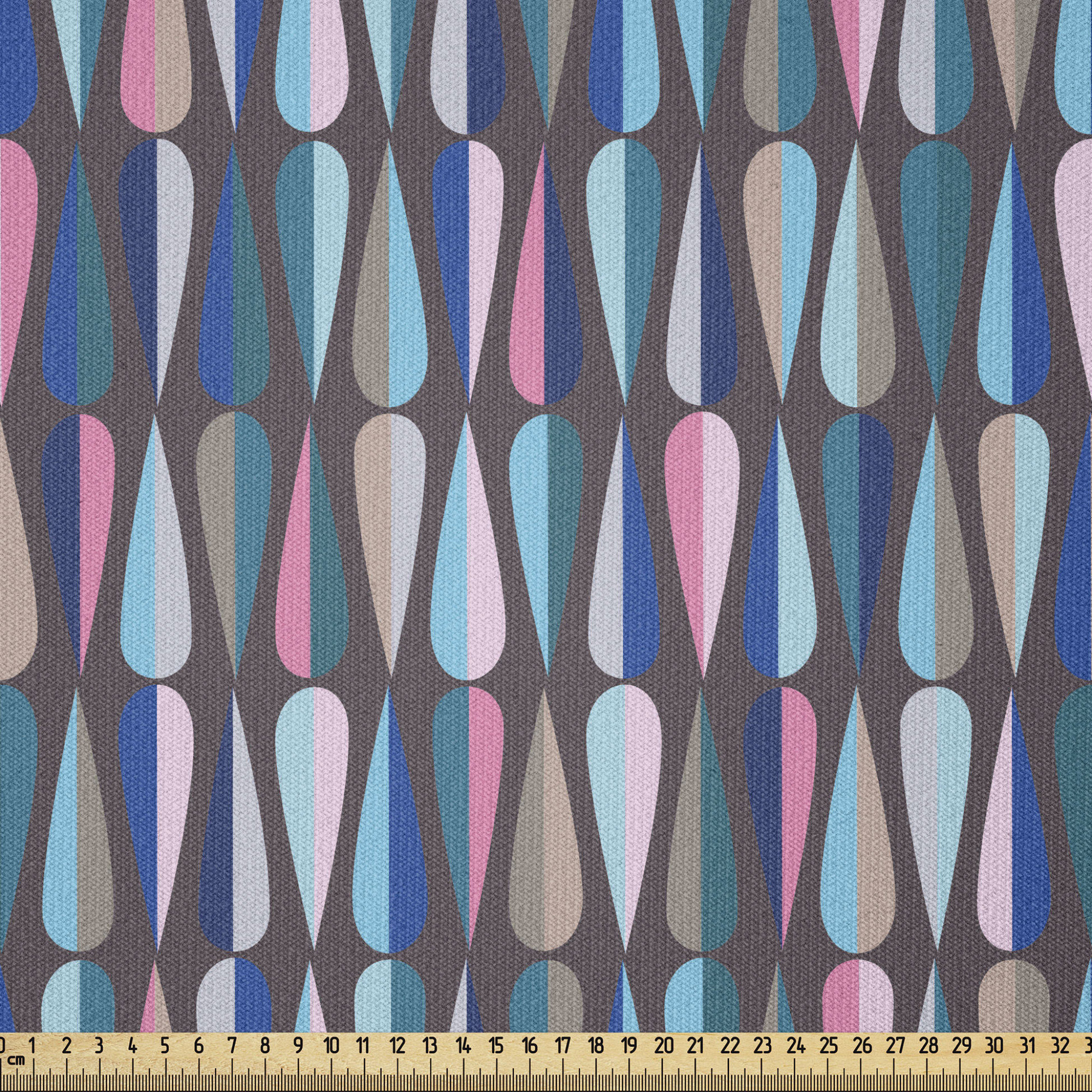 East Urban Home Mid Century Fabric By The Yard, Modern Style Retro ...