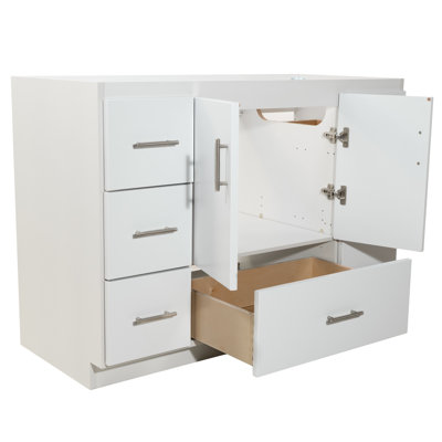 Strasser Woodenworks Simplicity 48" Single Bathroom Vanity Base only ...