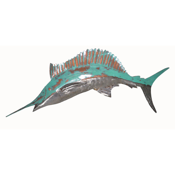 Highland Dunes Sailfish Marlin Metal Wall Décor | Wayfair