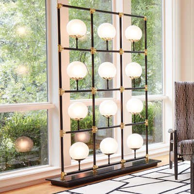 Global Views Globe in Square Floor Screen | Wayfair