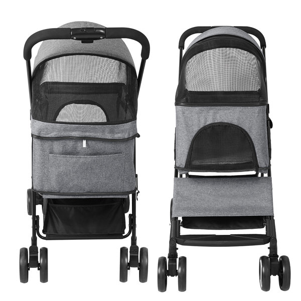 BingoPaw Folding Standard Stroller with Detachable Carrier | Wayfair