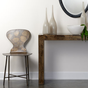 Jamie Young Company Mccallan Metal Chair In Acid Washed Metal | Perigold