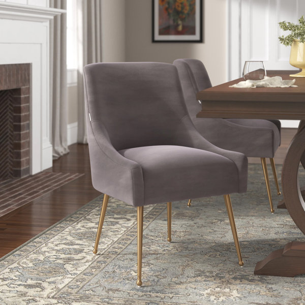 Willa Arlo Interiors Magallanes Velvet Side Chair & Reviews | Wayfair