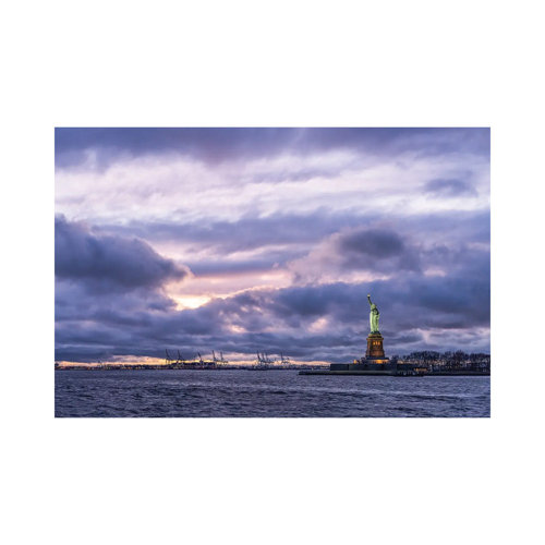 Latitude Run Statue Of Liberty Standing On Liberty Island In New York ...