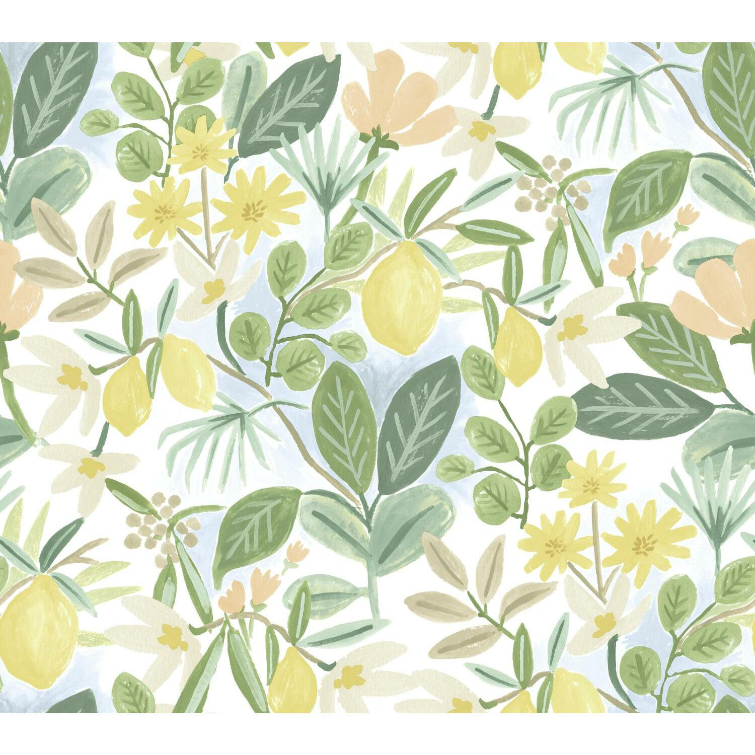 Rifle Paper Co. Amalfi 20' L x 27" W Peel and Stick Wallpaper Roll ...