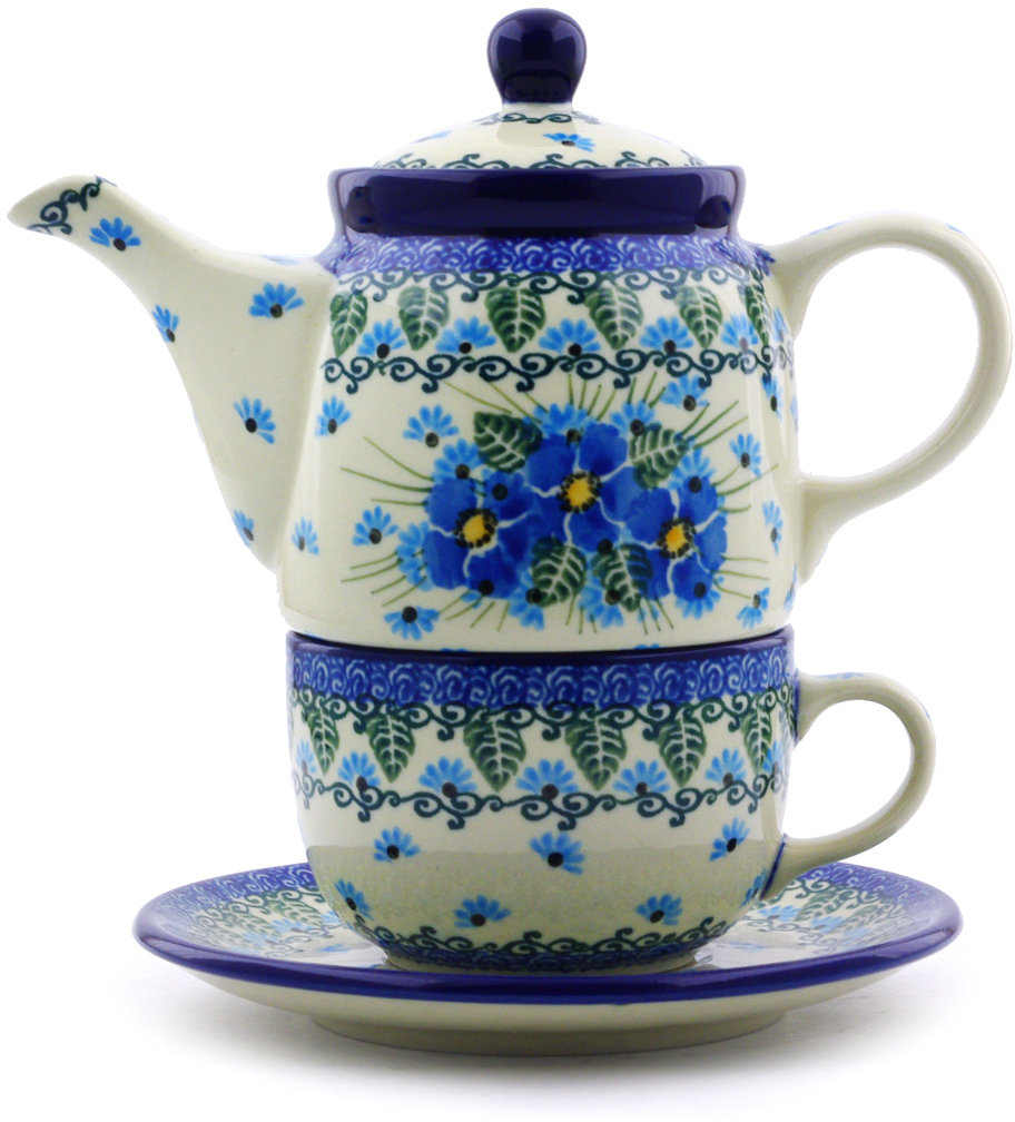 Polmedia Polish Pottery Tea 17 qt. Stoneware Teapot | Wayfair