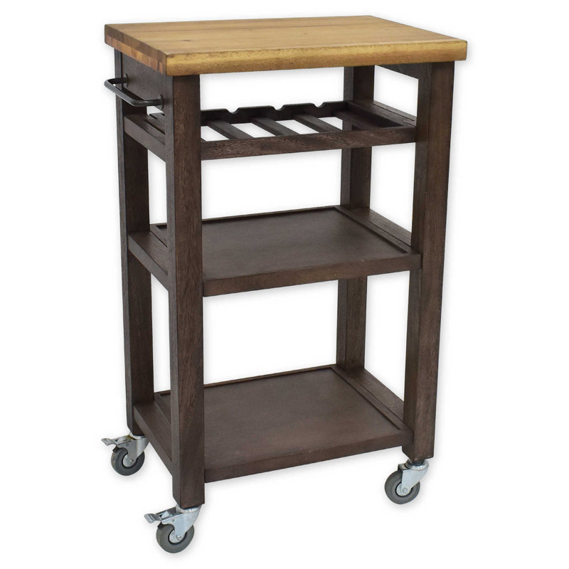 Sand & Stable Bryce Solid Wood Kitchen Cart & Reviews | Wayfair