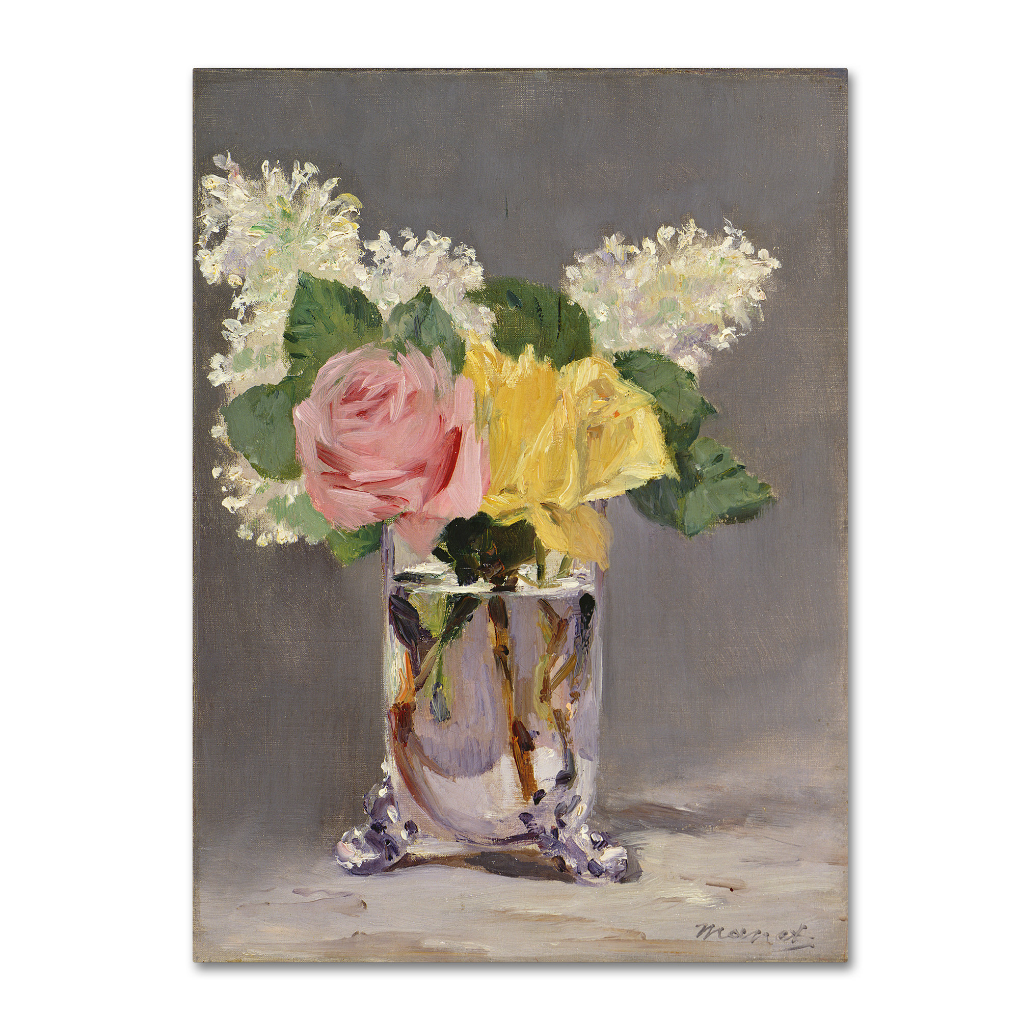 Vault W Artwork Edouard Manet Lilacs And Roses by Edouard Manet - Print ...