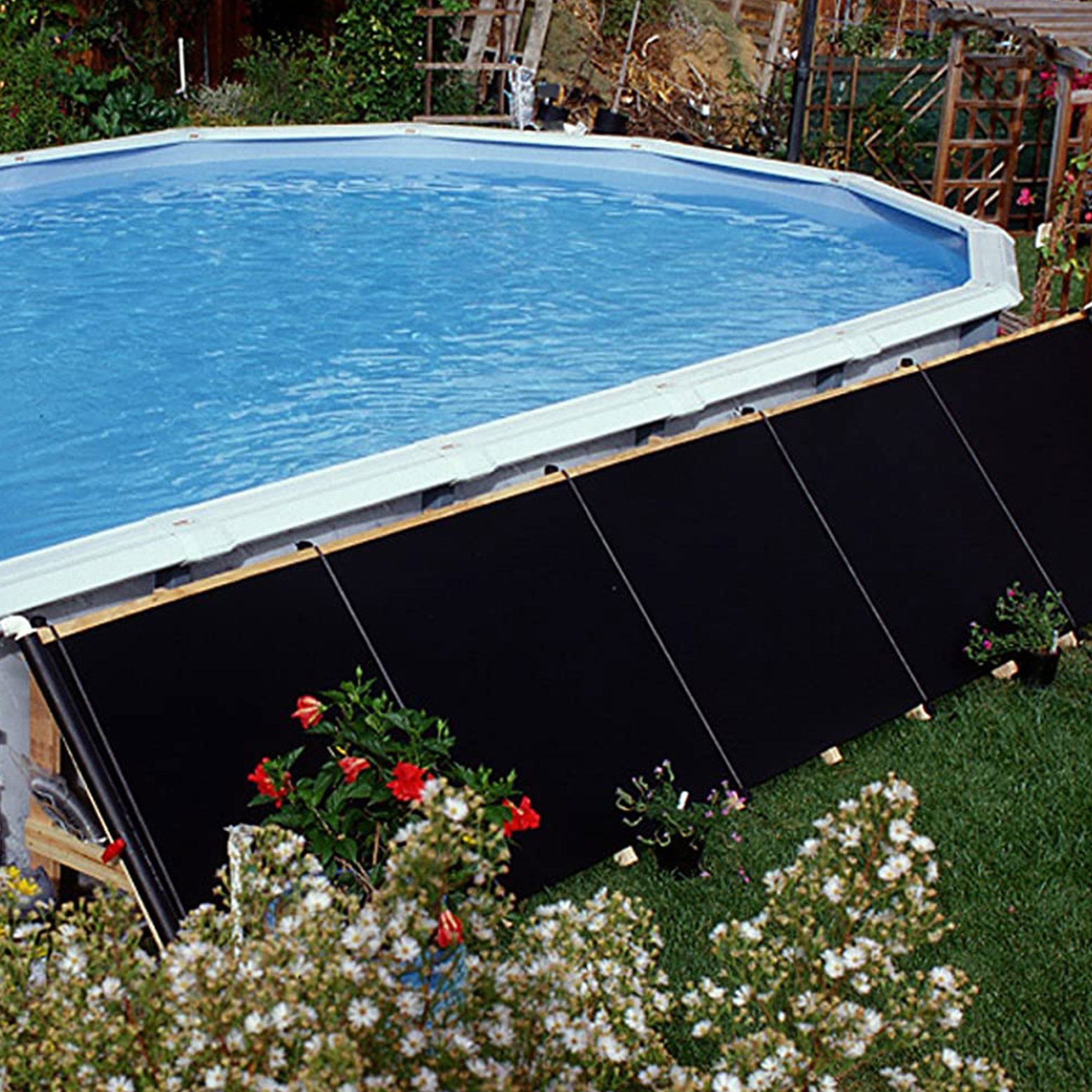 FAFCO Original Solar Bear Universal Solar Pool Heater for Above-Ground ...