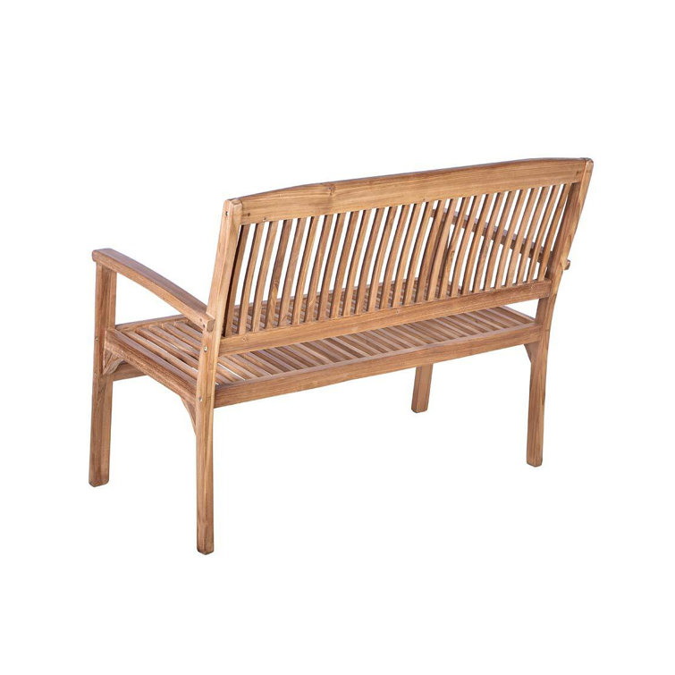 Plow & Hearth Teak Outdoor Bench | Wayfair