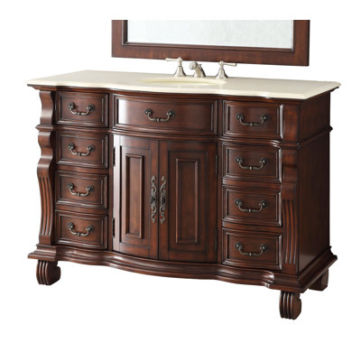 Astoria Grand Trawick 50'' Free-standing Single Bathroom Vanity with ...