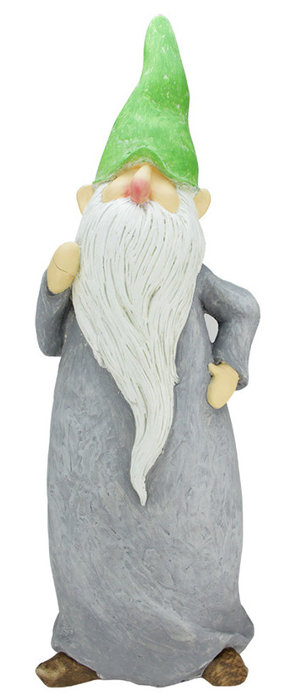 Northlight 29" Standing Gnome with Robe Outdoor Garden Statue | Wayfair