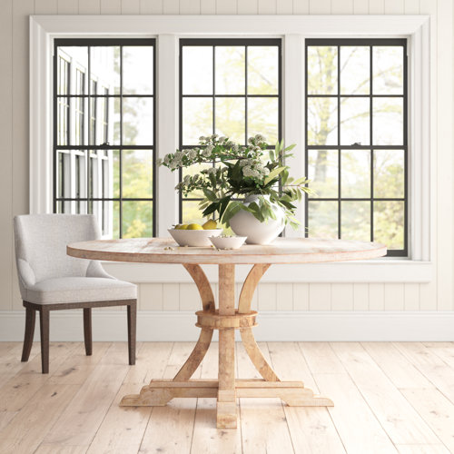 Farmhouse & Rustic Round Dining Tables | Birch Lane