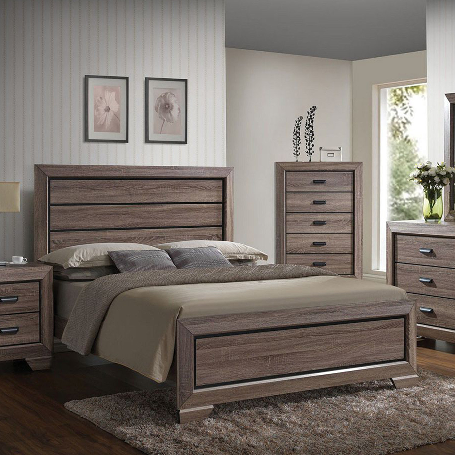 Loon Peak® Zayd King Standard Bed | Wayfair