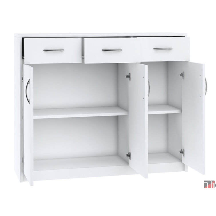 Meblando 110cm Wide 3 Drawer Sideboard | Wayfair.co.uk