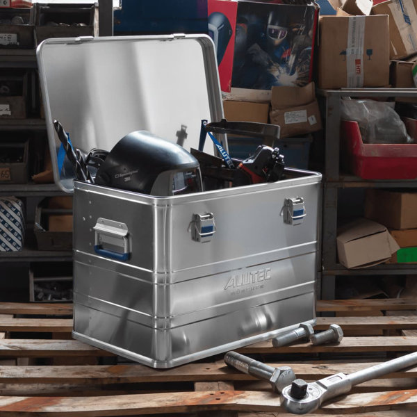 vidaXL Aluminium Storage Box COMFORT 60 L | Wayfair.co.uk