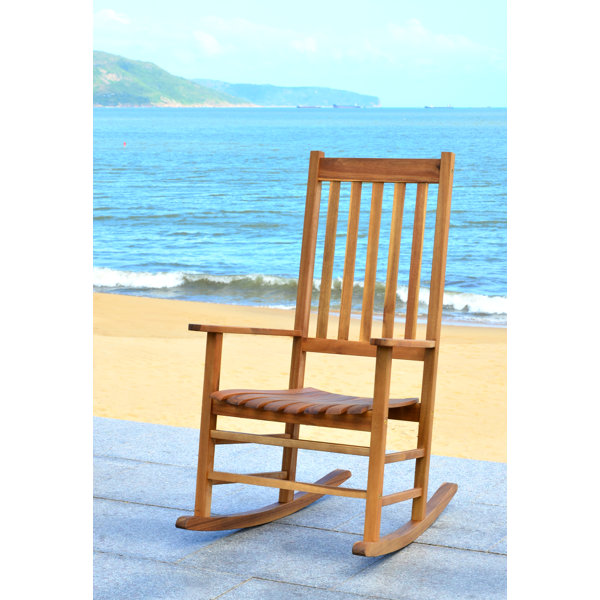 Personalized-slat-rocking-chair | Wayfair
