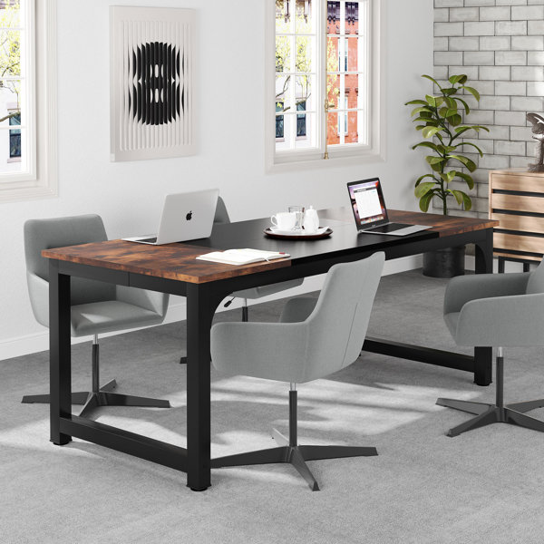 Inbox Zero Chimkasi Rectangular Conference Table & Reviews | Wayfair