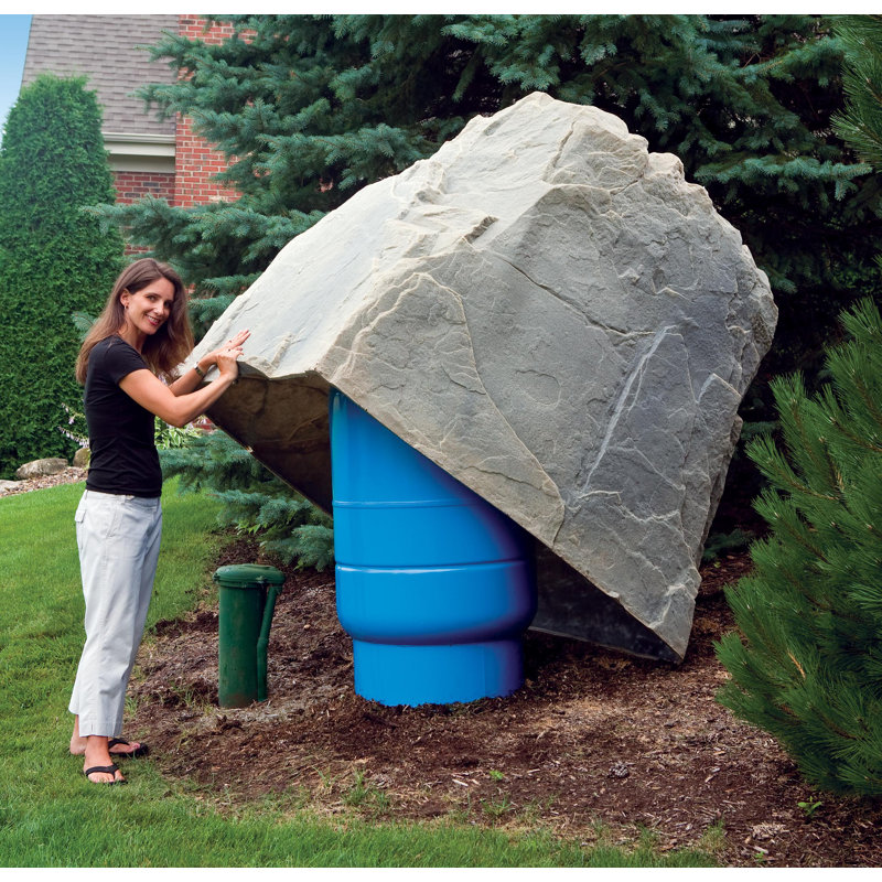 Arlmont & Co. Desrochers Artificial Rock Garden Stone | Wayfair