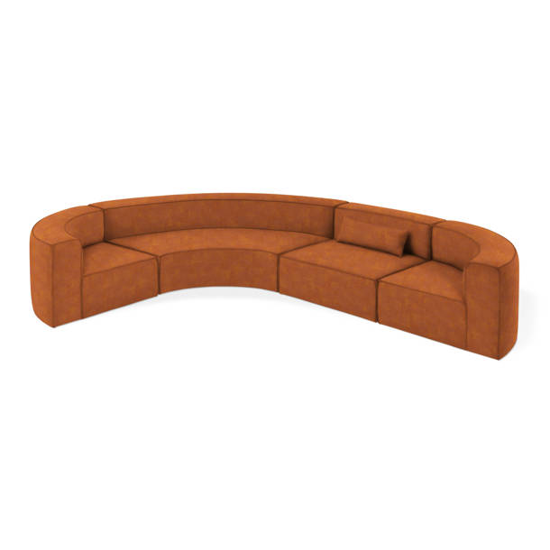 Gus Modern Mix Modular 167" Wide Reversible Modular Corner Sectional ...