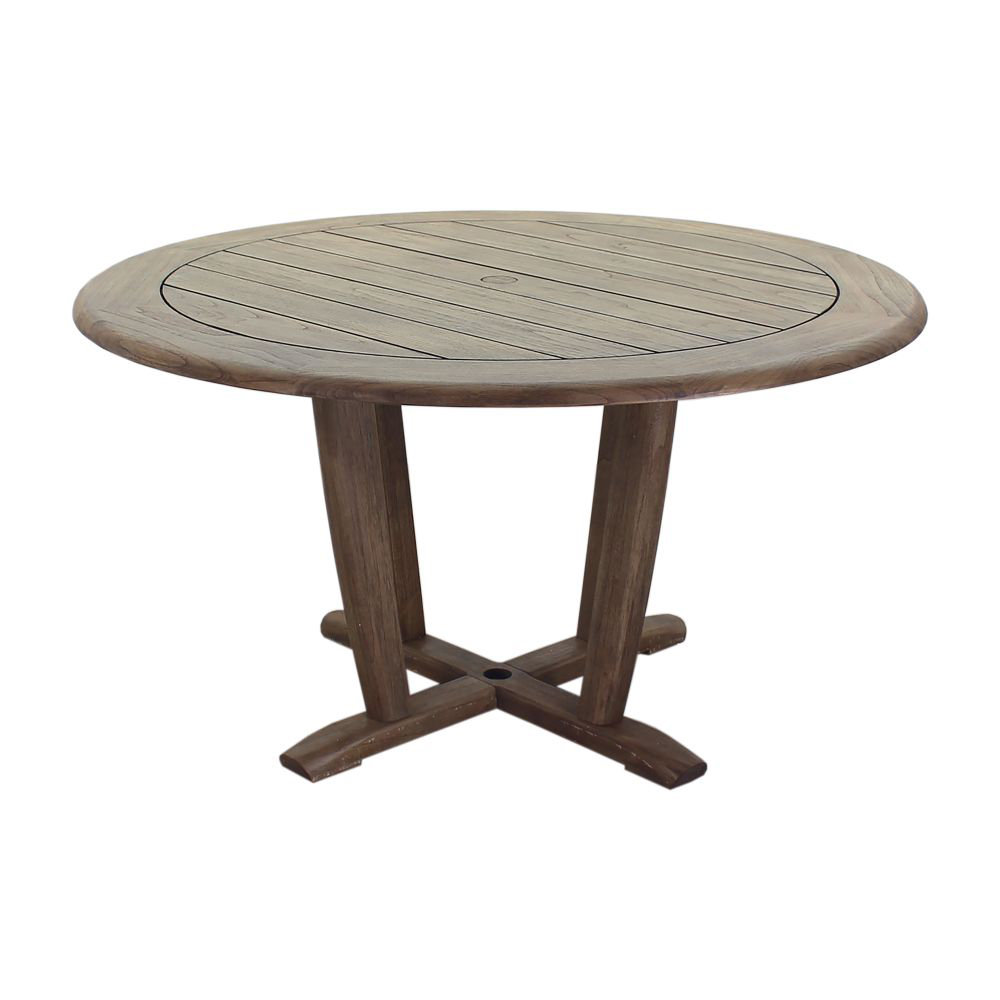 Rosecliff Heights Shivers Teak Outdoor Dining Table | Wayfair