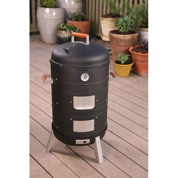 Mastercook Vertical Charcoal Portable 348 Square Inches Smoker ...