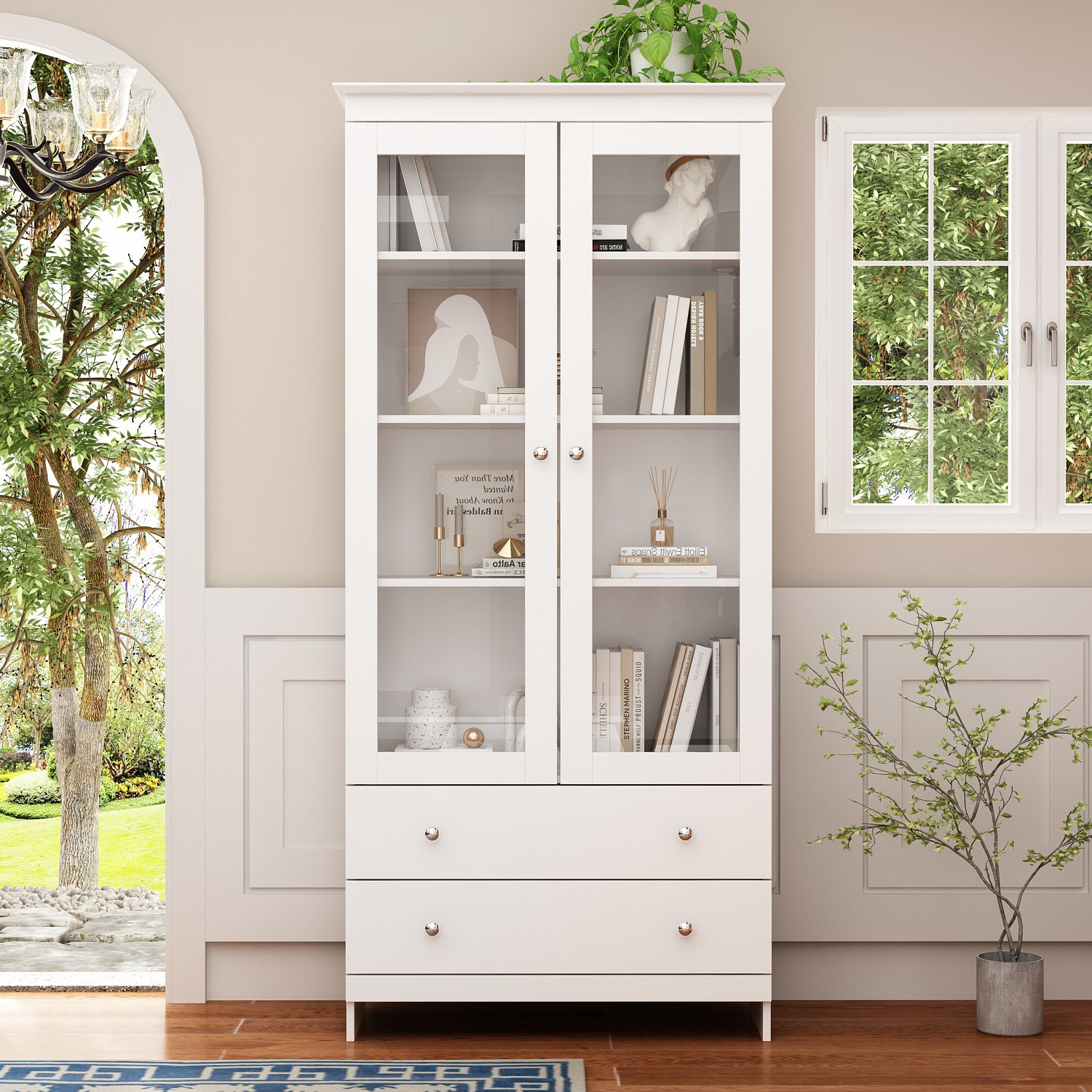 Latitude Run® 33.1'' Wide Display Stand | Wayfair