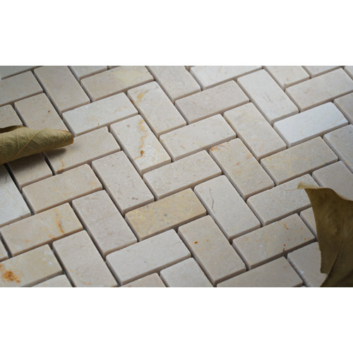 Simple Tile 1" x 2" Marble Mosaic Wall & Floor Tile | Wayfair