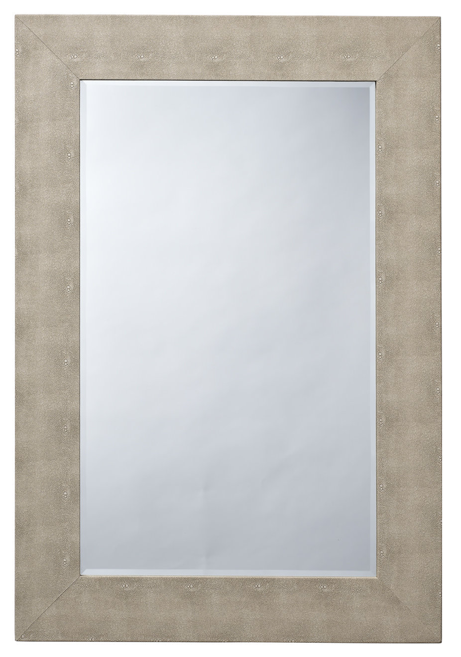 Latitude Run® Structure Mirror Rectangle Leather Wall Mirror | Wayfair