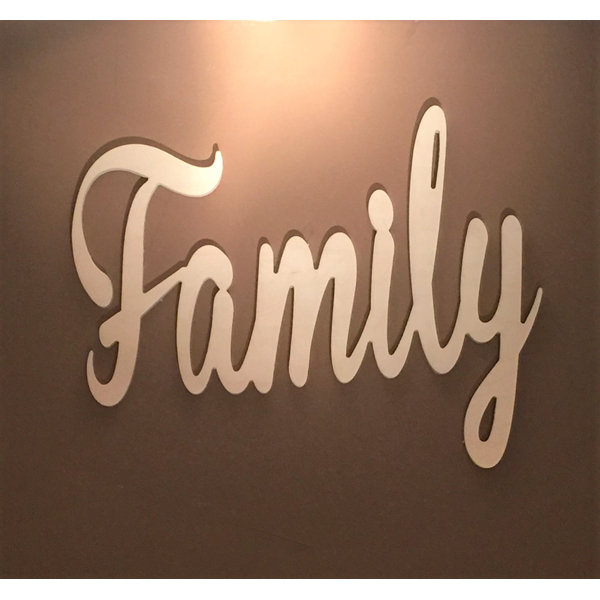 Family-script-wall-decor | Wayfair