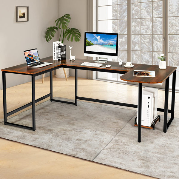 Williston Forge Adrian-James 200Cm W L-Shape Computer Desk | Wayfair.co.uk
