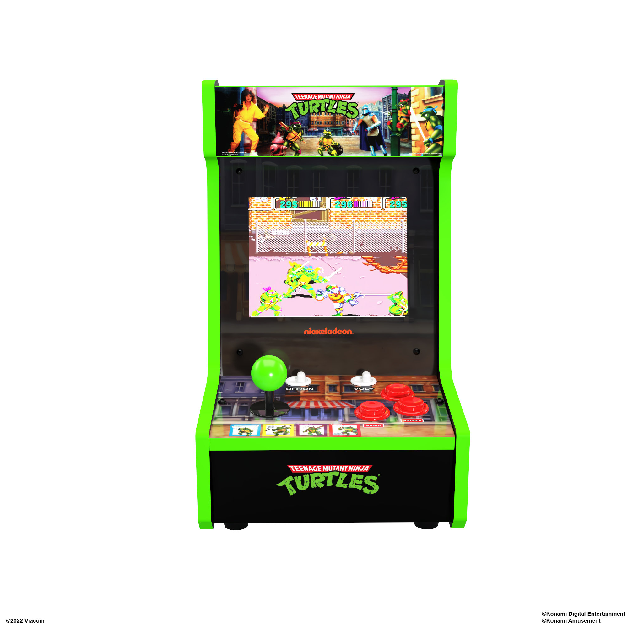 Arcade 1Up Arcade1up Teenage Mutant Ninja Turtles Countercade 2 Games ...